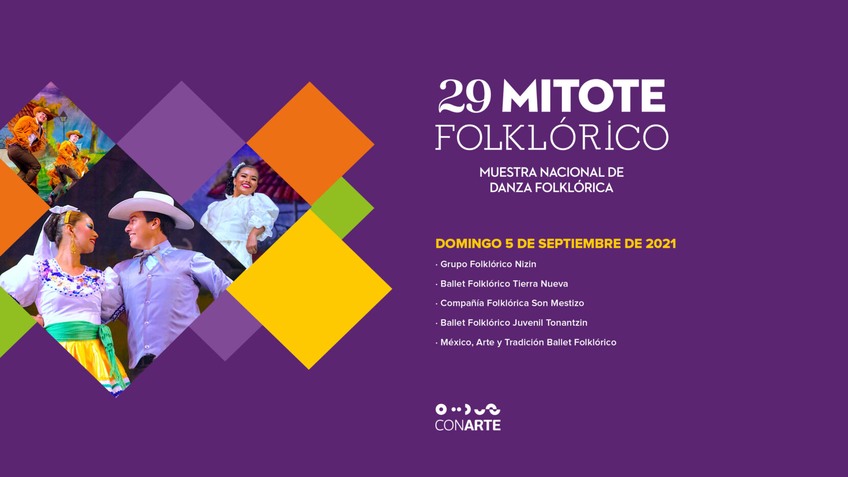Mitote Folklórico | Domingo 05 de septiembre : CONARTE Nuevo León